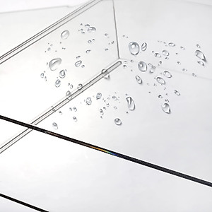 Elsjoy Set of 2 Acrylic Letter Tray, 2-Tier Stackable Paper Tray Clear Desktop File Organizer for Documents, Books, Magazine, Office, School