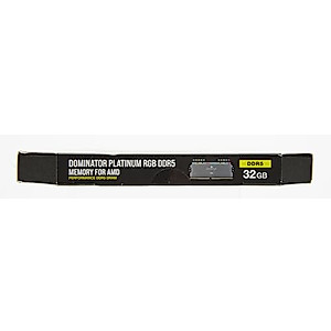 CORSAIR DOMINATOR PLATINUM RGB DDR5 32GB (2x16GB) DDR5 6000MHz CL36 AMD EXPO Intel XMP iCUE Compatible Computer Memory – Gray (CMT32GX5M2D6000Z36)
