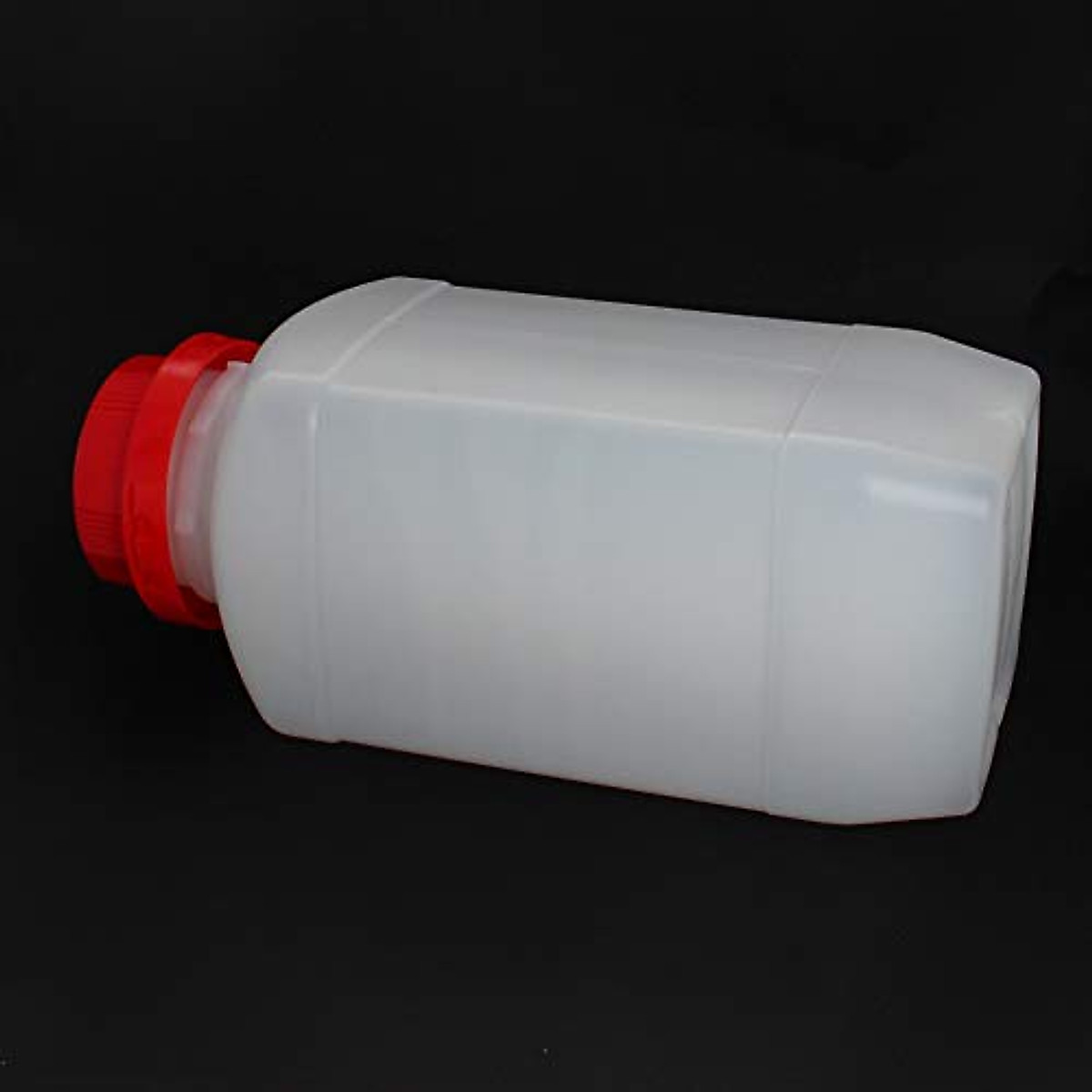Othmro 1500ml/51oz Plastic Lab Chemical Reagent Bottles,2pcs 50mmx225mm(IDxH) Square Wide Mouth Liquid/Solid Sample Storage Container Sealing Bottles Red with Anti-theft Cap
