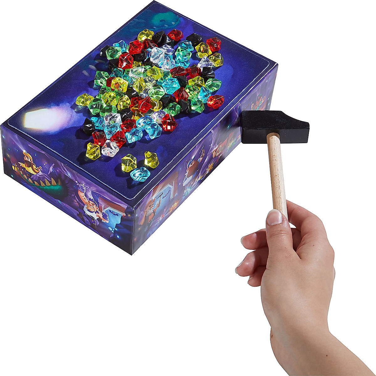 HABA Hammer Time - Simple Rules - Fast Playing - Treasure Hunt Game for Kids