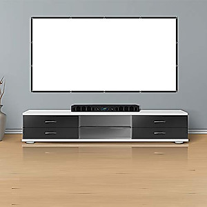 Projector Screen, 120 inch Portable Foldable Projection Screen 16:9 HD 4K Indoor Outdoor Projector Movies Screen with Carrying Bag for Home Theater Camping and Recreational Events