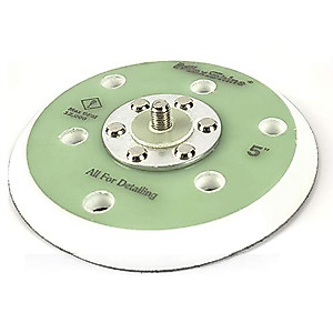 Maxshine 5” Hook and Loop Dual Action Backing Plate – For Dual Action Polishers with 5/16” diameter thread including High-Speed 6500 RPM M8S V2 , Supports up to 10000 OPM DA Polishers