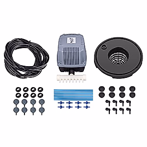 VEVOR DWC Hydroponic System, 5 Gallon 8 Buckets, Deep Water Culture Growing Bucket, Hydroponics Grow Kit with Pump, Air Stone and Water Level Device, for Indoor/Outdoor Leafy Vegetables