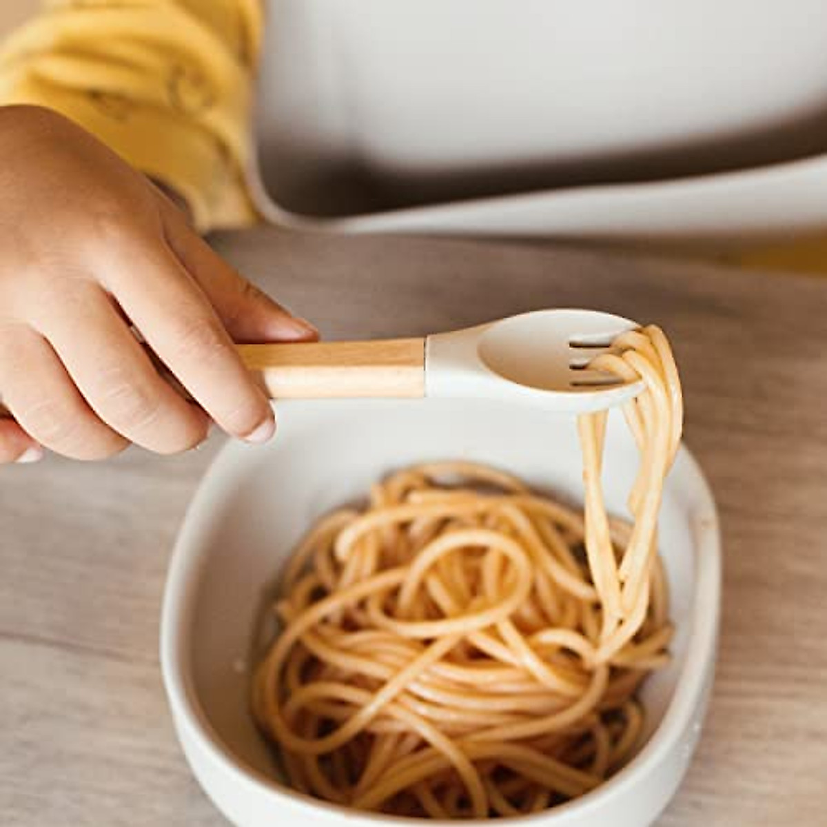 Ginbear Suction Bowls for Baby Girl, Baby Led Weaning Spoon and Fork, Baby Dishes and Utensils Set for Toddlers, Silicone Baby Feeding Set 6-12 Months (Baby Pink)