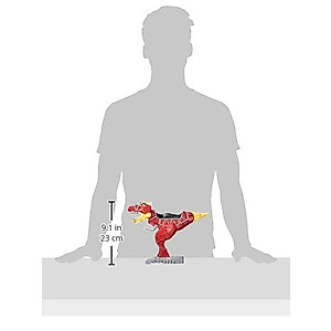 Power Rangers Dino Charge T-Rex Zord Toy Inspired by Special Beast Morphers Episode Red Action Figure Jumps Chomps Head Moves for Kids Ages 4 and Up (Amazon Exclusive)