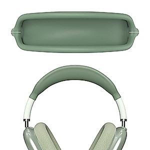 Geekria Silicone Headband Cover Compatible with AirPod Max Headphone, Headband Protector/Headband Replacement Easy DIY Installation No Tool Needed (Green)