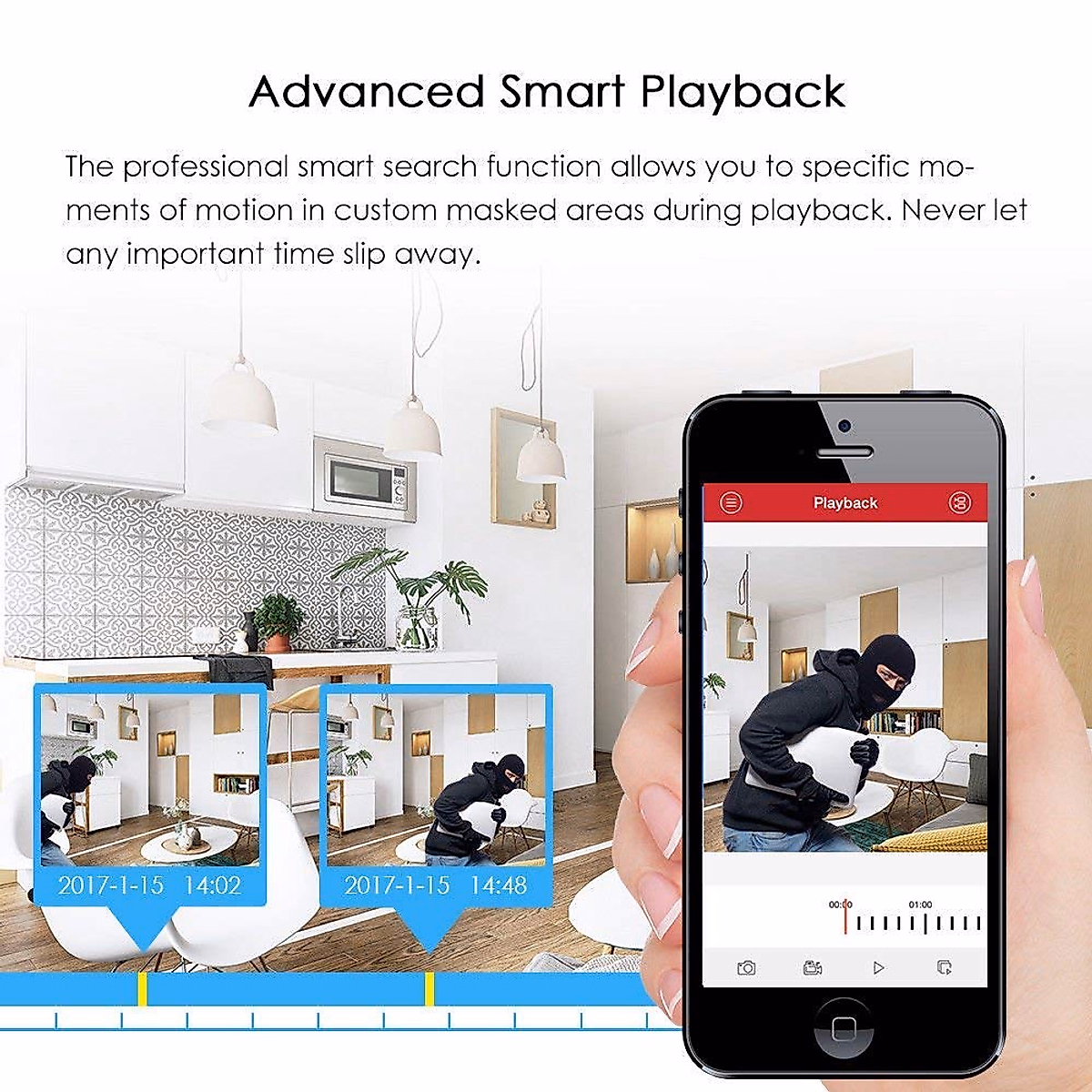 ZOSI 720p 8 Channel Security DVR System HD-TVI 1080P Lite Video, QR Code Scan Remote Access, Hybrid Capability 4-in-1(Analog/AHD/TVI/CVI) DVR Recorder Security Camera (Renewed)