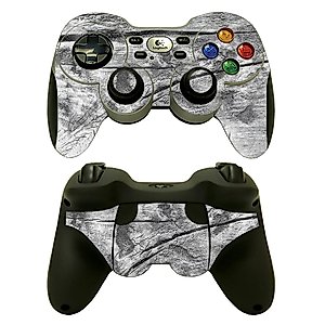 MightySkins Glossy Glitter Skin Compatible with Logitech Wireless Gamepad F710 - Dead Wood | Protective, Durable High-Gloss Glitter Finish | Easy to Apply, Remove, and Change Styles | Made in The USA