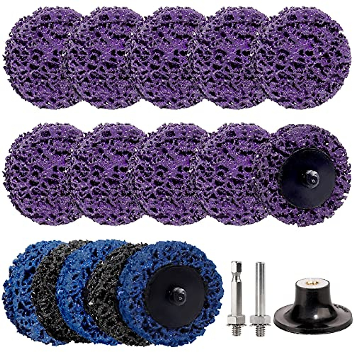 15pcs 2 Inch Strip Discs Stripping Wheel for Drills, Die Grinder Clean and Remove Paint, Rust Welds and Oxidation, Easy Strip Wheel with 1/4’’ Grinding Discs
