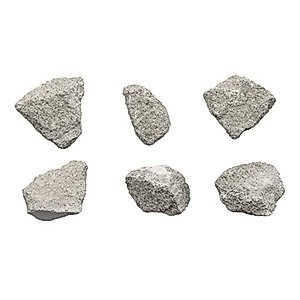 6PK Oolitic Limestone, Sedimentary Rock Specimens - Approx. 1" - Geologist Selected & Hand Processed - Great for Science Classrooms - Class Pack - Eisco Labs