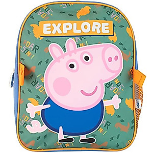 Peppa Pig Kids Backpack George Pig Green