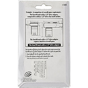 GEARWRENCH 3 Pc. Ratcheting Wrench to Square Drive Adapter Set, Metric - 9230D