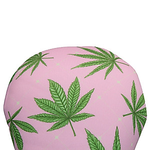Pink Marijuana Leaf Driver 460cc Club Headcover Handmade by BeeJos