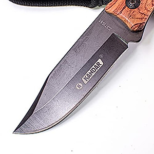 Fixed Blade Knife KANDAR N.210 Camping Hunting Fixed Blade Knife Overall lenght: 9.06in
