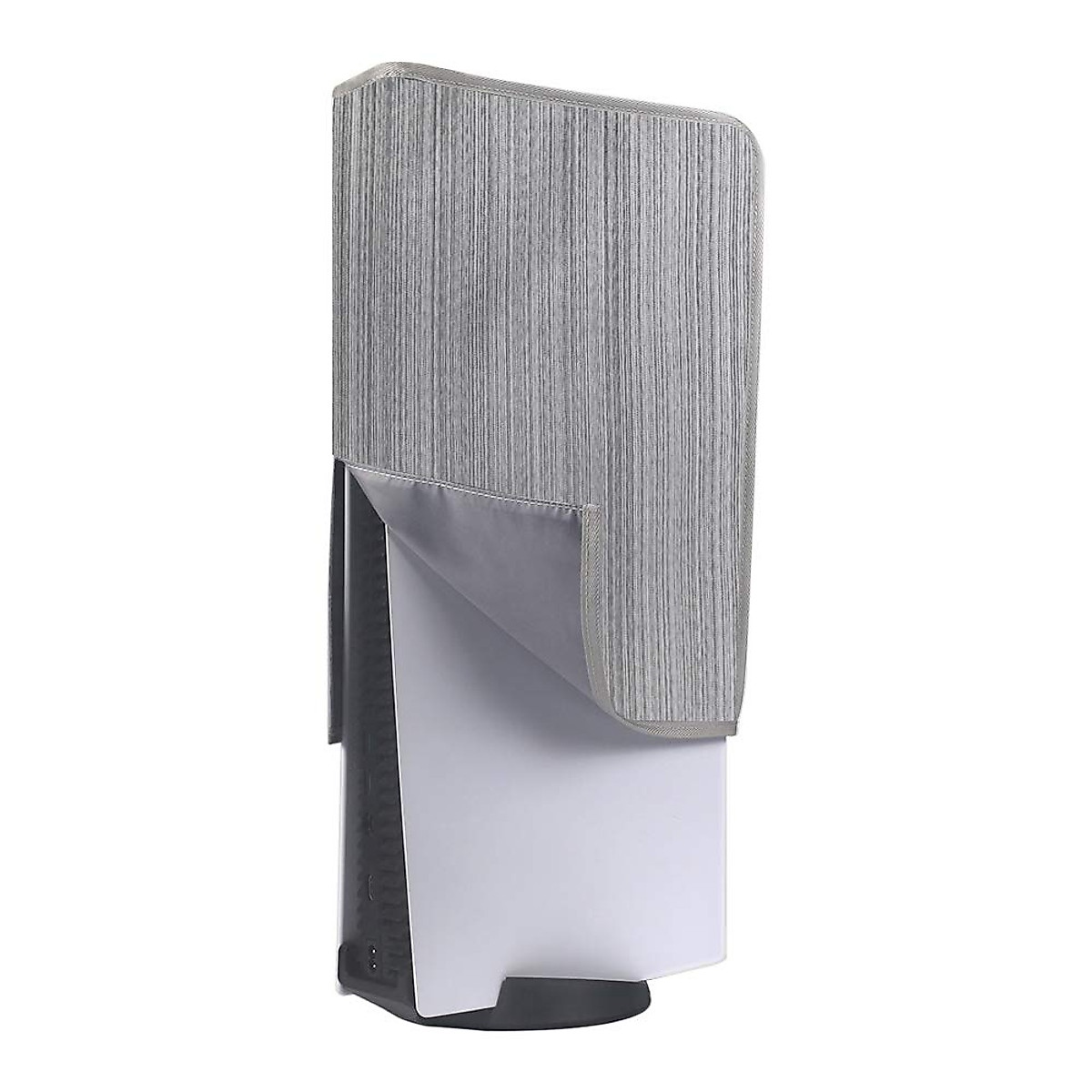 SHIYETA Dust Cover Soft Thick Cover Sleeve for Console Digital Edition & Regular Edition, Anti Scratch Waterproof Cover Sleeve -Easy Access Cable Port (Gray)