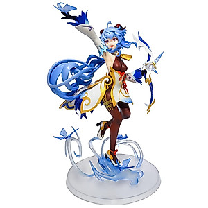 Genshin Impact Figures Ganyu Genshin Figure , 1:7-Scale Original Authentic Game Character Sculpture for Home Decor Gift for Friends (Ganyu-Style 1)