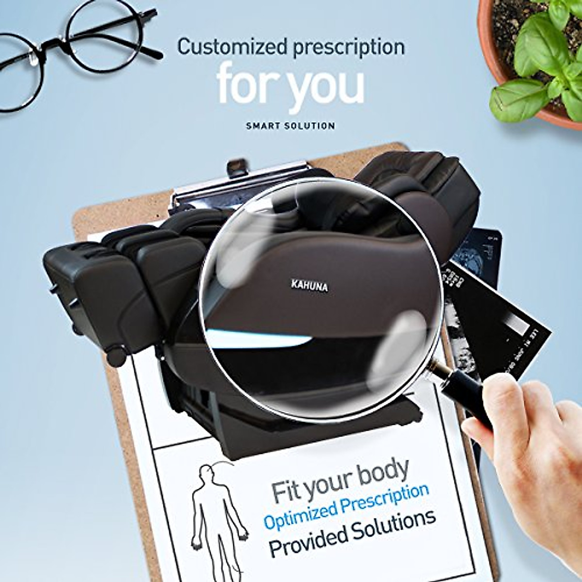 KAHUNA MASSAGE CHAIR SM-7300 Dark Brown/Black for Premium Quality Comfort and Relaxation at Home-Total 9 Auto Programs Including 4 Special Programs with SL-Track Rollers - White Glove Delivery