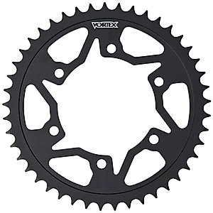 Vortex 252S-43 Black 43-Tooth 525-Pitch Steel Rear Sprocket