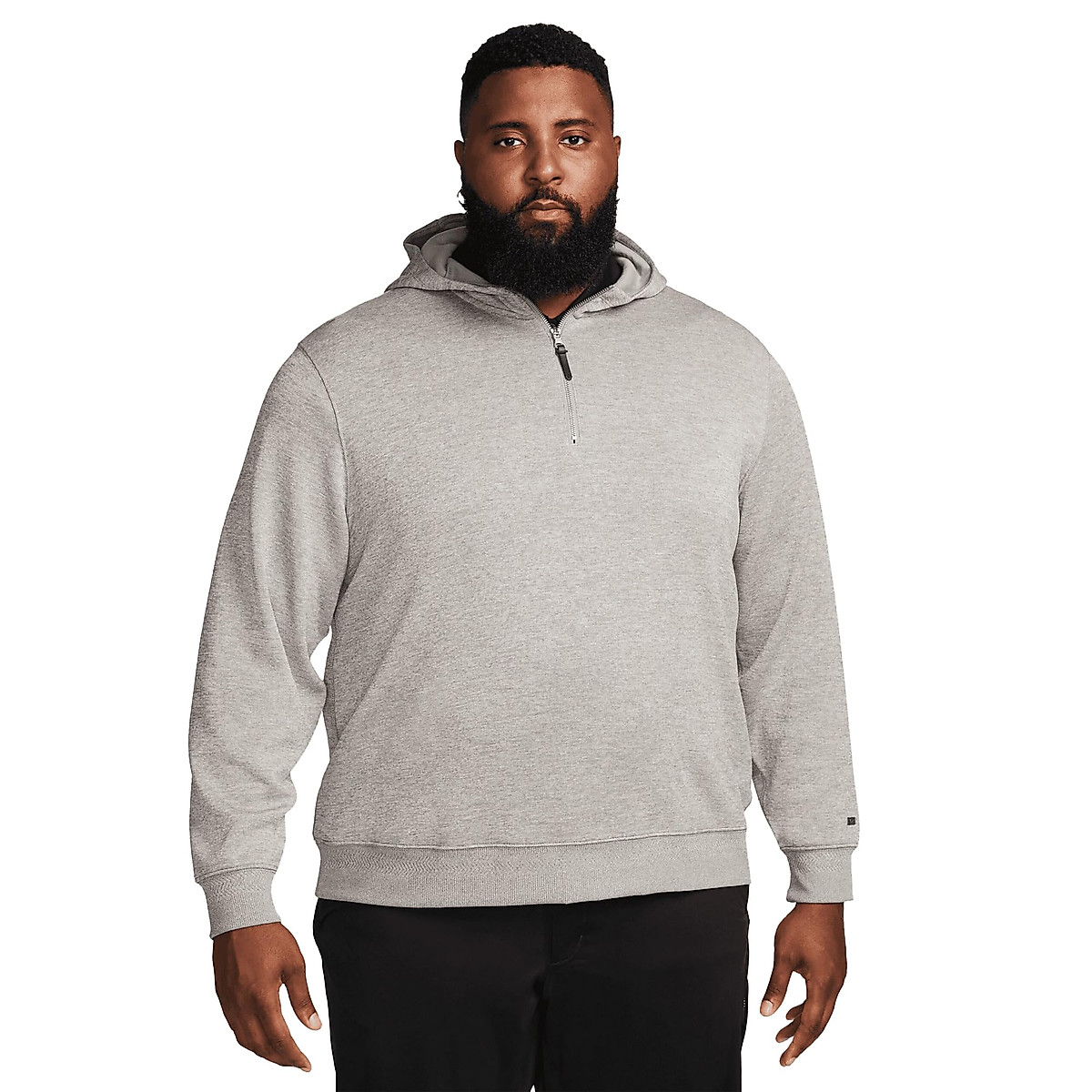 Nike Dri-FIT Men's Golf Hoodie (as1, alpha, m, regular, regular, Dust/White/Dust/Brushed Silver)