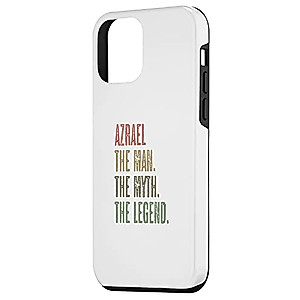 iPhone 12 mini AZRAEL the Man the Myth the LEGEND | FUNNY - Men Boys Name Case