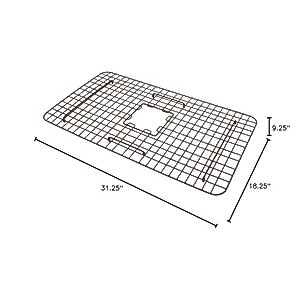Sinkology K406-D62 Rivera Undermount 31.25 in. Single Bowl Grid, Disposal Drain, and Care Kitchen Sink Kit, 31.25 inch, Antique Copper