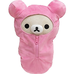 San-X Original Rilakkuma Sleeping Bag Plush Series (Korilakkuma - Strawberry)