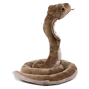 Ice King Bear Wild Animal Stuffed Animals Zoo Family Plush Toy (Cobra 12 Inches)