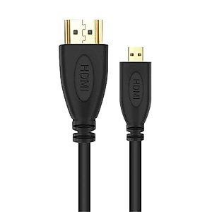 FocalTop Micro HDMI to HDMI AV HD TV Cable for Canon Powershot SX620 HS Camera