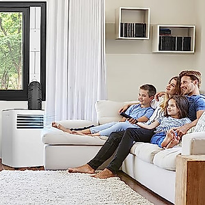 Angooni Portable ac Hose Cover - 59” Flexible and Thick Air Conditioner Hose Cover Wrap with No Leaks, Portable ac Hose Insulation for Hoses Between 5" and 5.9" in Diameter, Black