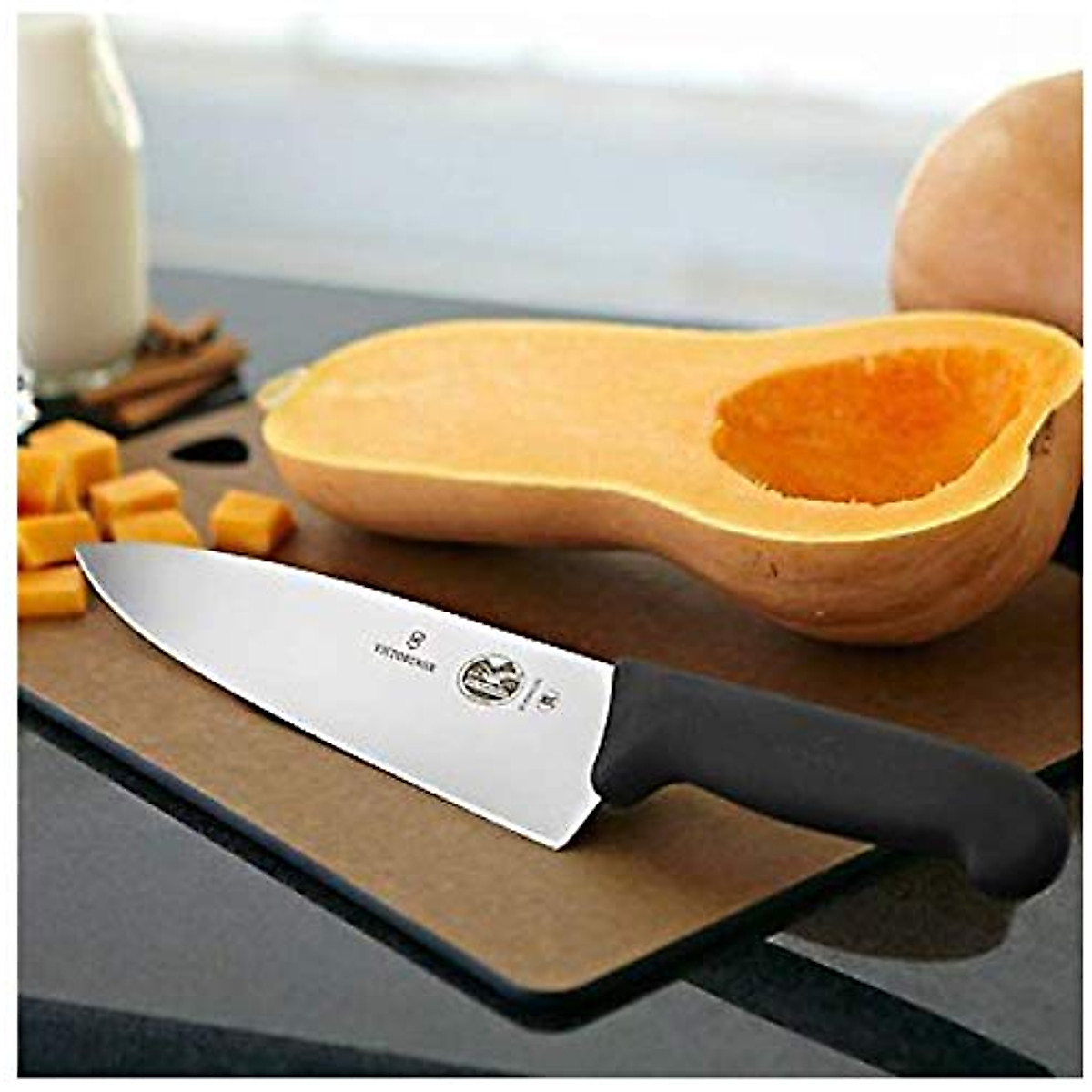 Victorinox Fibrox Pro Chef's Knife, 8-Inch Chef's FFP - SET OF 2