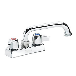 Krowne Metal 11-406L Replacement Faucet for Bar Sinks Deck Mount, Fits 22" Sinks, 6" Spout