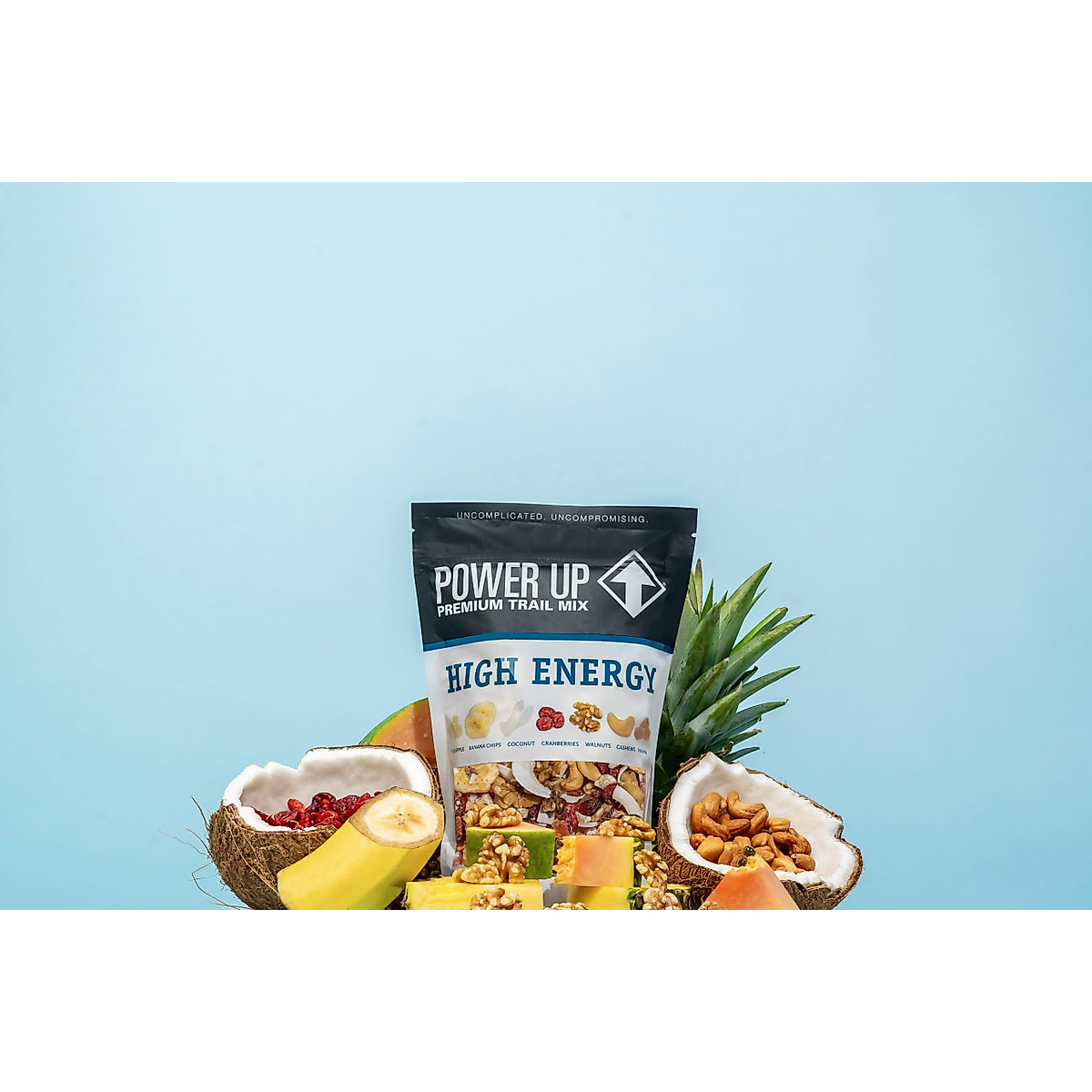 Power Up Premium Trail Mix - High Energy Trail Mix 14oz, Gluten Free, Vegan, Non-GMO