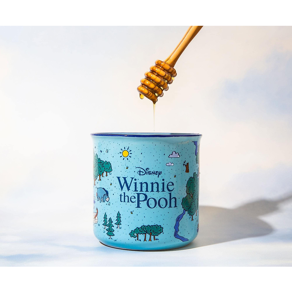 Disney Winnie the Pooh Map of the Hundred Acre Wood Ceramic Mug | Holds 20 Ounce