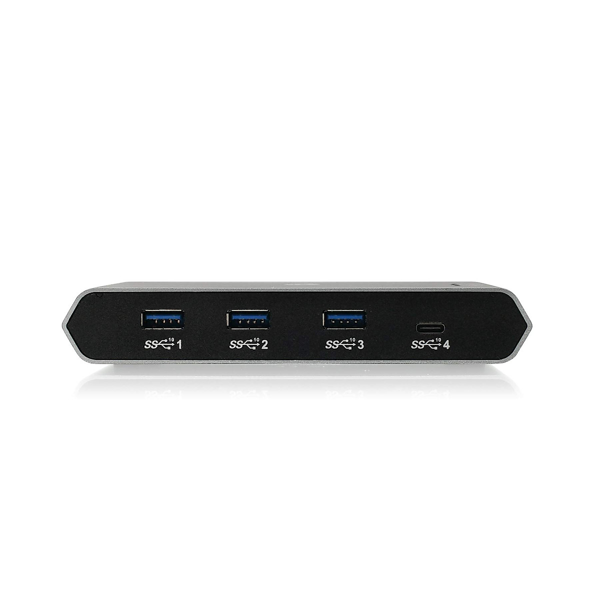 IOGEAR USB-C 2 Port Switch - Transfer Files Between PC & Mac OS X - 3 USB-A - 1 USB-C - Switch Method Remote - Mouse or Hotkey - LED Indicator - USB-C 85W Pass Through - GUS4C2