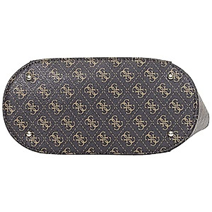 GUESS Noelle Small Elite Tote, Brown Logo