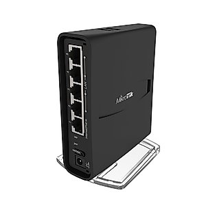 MikroTik hAP ac2 RBD52G-5HacD2HnD-TC Dual-Concurrent 2.4/5GHz Access Point, 802.11a/b/g/n/ac, 5 x Gigabit Ethernet ports