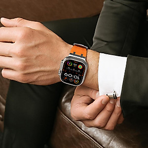 Soft Silicone Sport Strap Compatible with Apple Watch Ultra Band 49mm 46mm 45mm 44mm 42mm, Man Woman Waterproof Replacement Wristbands, for iWatch Series 10 9 8 7 6 5 4 3 2 1 SE Ultra 2