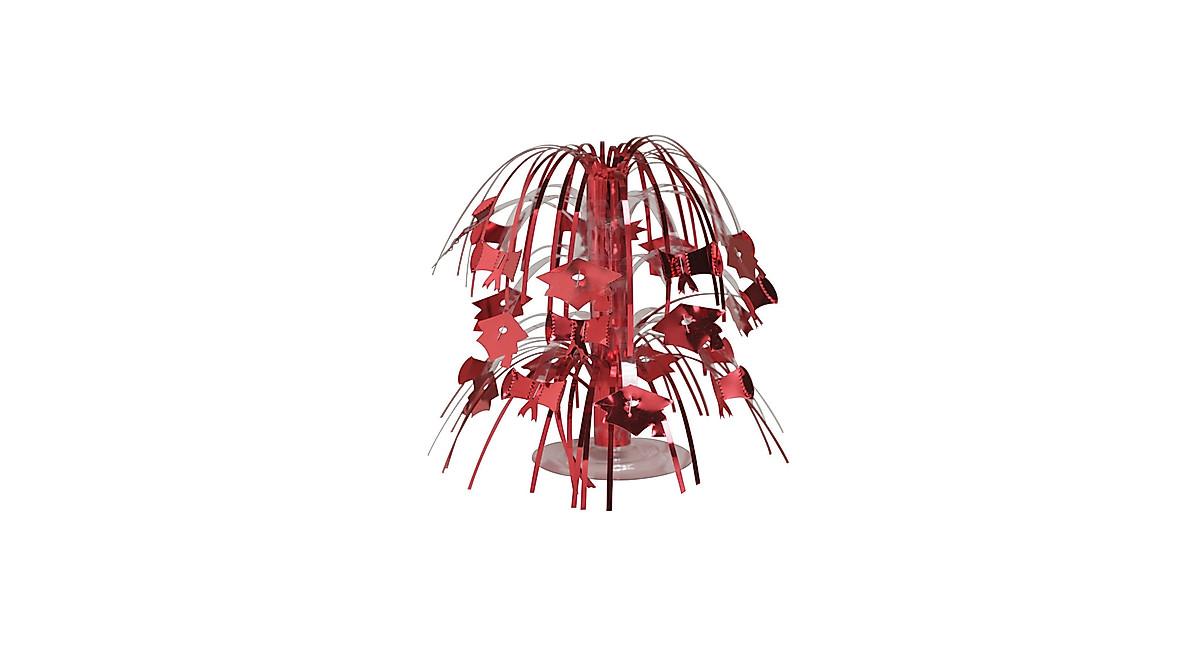 Red Mini Cascade Graduation Centerpiece – Creative Converting