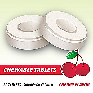 Nature's Way Umcka Allergy and Sinus Homeopathic Chewable Tablets- Cherry Flavor- 20 Count