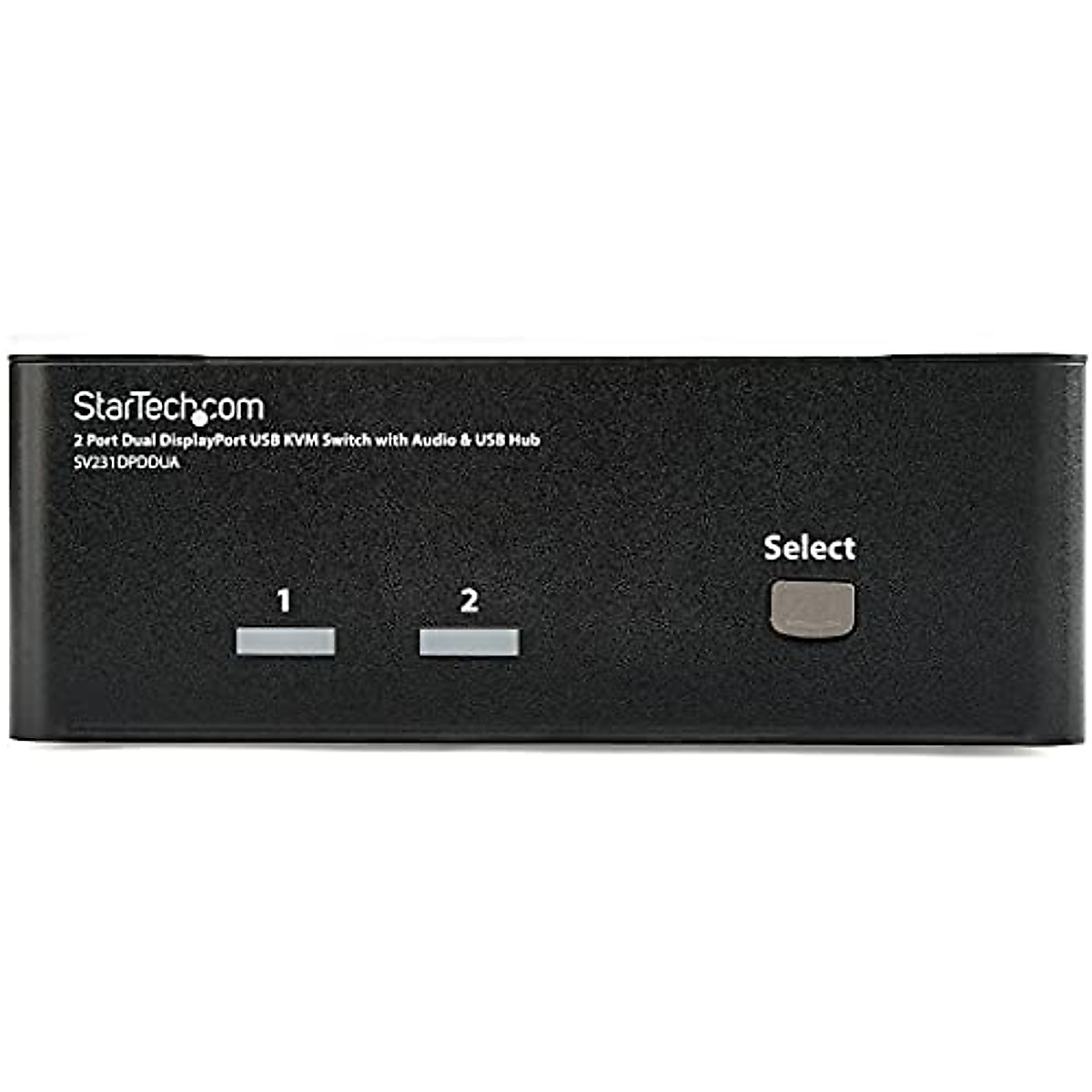 StarTech.com Dual Monitor DisplayPort KVM Switch - 2 Port - USB 2.0 Hub - Audio and Microphone - DP KVM Switch , TAA (SV231DPDDUA)