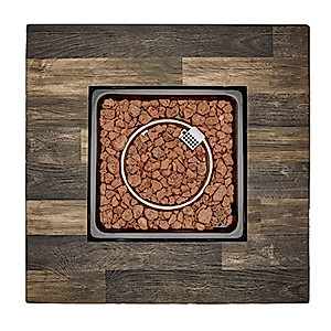 Endless Summer, The Riley, 28" Square Outdoor Propane Gas Fire Pit