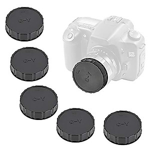 5PCS Plastic Lens Rear Protective Cover for Contax Yasica C Y Mount SLR Camera Lens