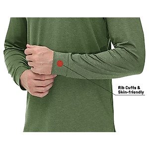MAGCOMSEN Long Sleeve Polo Shirt Golf Shirts for Men Shirt for Men Spring Shirts Pique Polo Shirt Outdoor Shirts for Men Athletic Casual Shirts Army Green