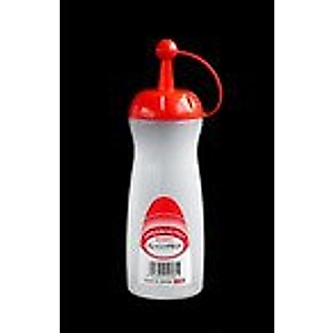 JapanBargain, Japanese Squeeze Bottle Squirt Condiment Bottles Ketchup Bottle with Twist On Cap Lids Made in Japan (1, Red)