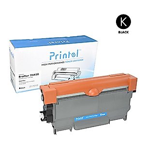 Printel Compatible Toner Cartridge for Brother TN450 Black, High Yield Toner Cartridge Replacement for Brother DCP-7060, Brother DCP-7065, Brother HL-2240