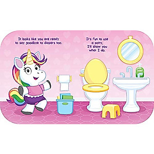 Unicorn Potty: Learn to Potty with Unicorn - Easy-to-Follow Step-by-Step Board Book, Make Potty Training Joyful and Magical! Encouraged for Children Ages 2 and Up (Potty Board Books)