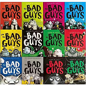 FANCYBEAUTY A Library of Bad Guy 1-12 Books Set