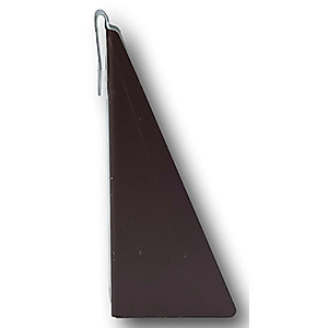 (25 Pack) K-TEC Brown Gutter Wedge for 5 Inch K-Style Gutters- Use to Level Your Gutters When Fascia is at an Angle for 3/12 Through 5/12 Roof Pitch. For Steeper Wedges Visit Our Amazon Store