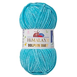 1 Pack/Skein Himalaya Dolphin Baby, Each Skein 100 Gr/3,5 oz, 120 mt/ 132 yd, Super Bulky Yarn, Blanket Yarn, Velvet Yarn, Knitting Yarn, Amigurumi Yarn, Baby Yarn 80315