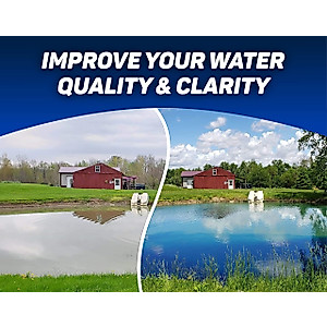 Crystal Blue XL Commercial Lake & Pond Dye - Royal Blue Color - 2.5 Gallon